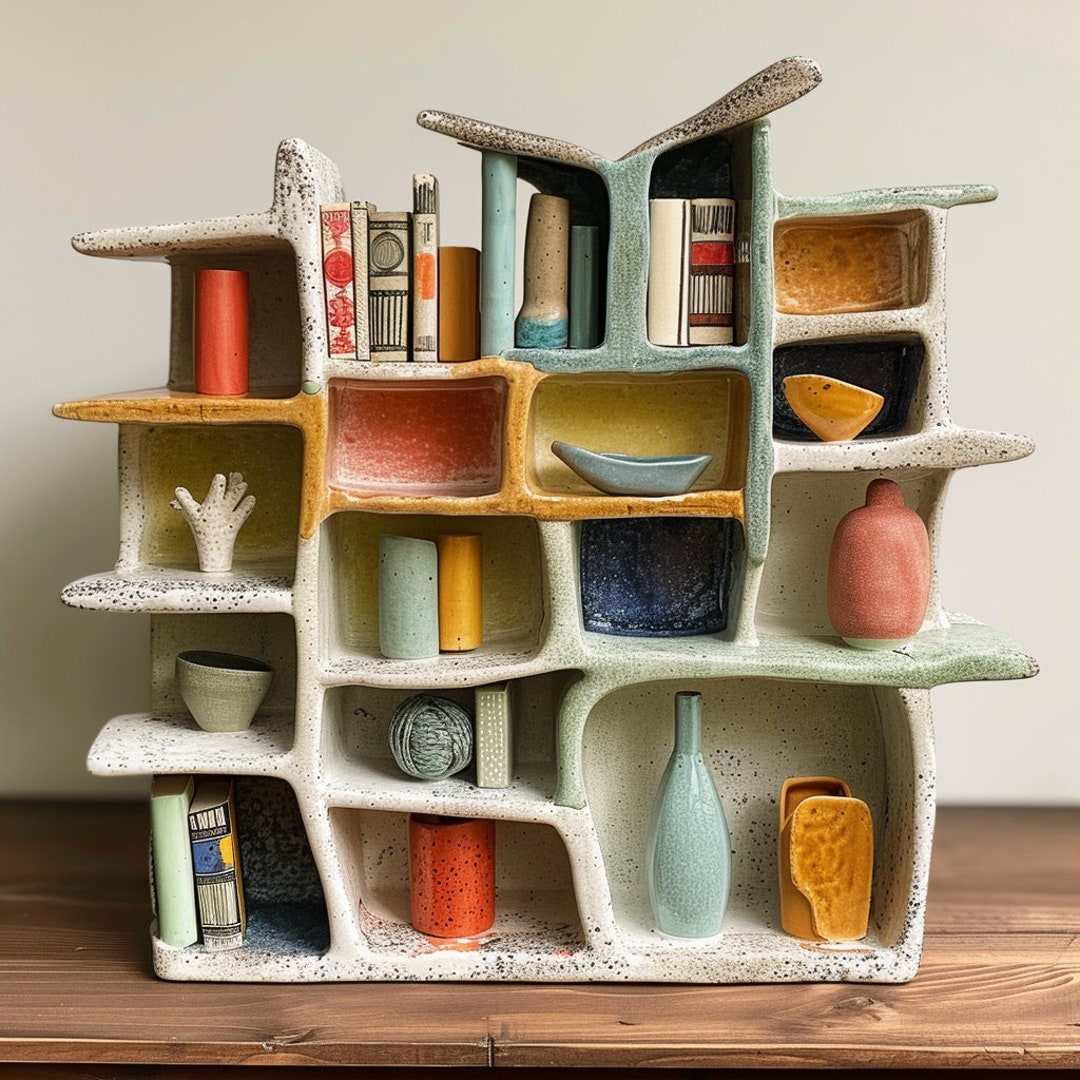 Classic Ceramic Bookshelf Designs - Etsy