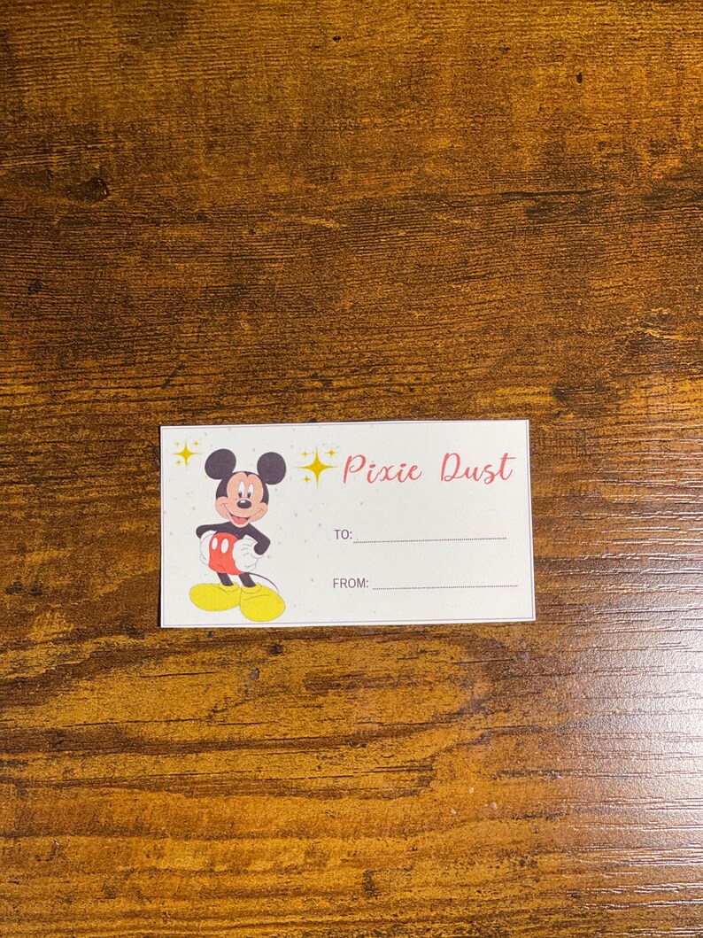 Disney Cruise Pixie Dust Gift Tags – Fab 5 Printable (digital Download ...