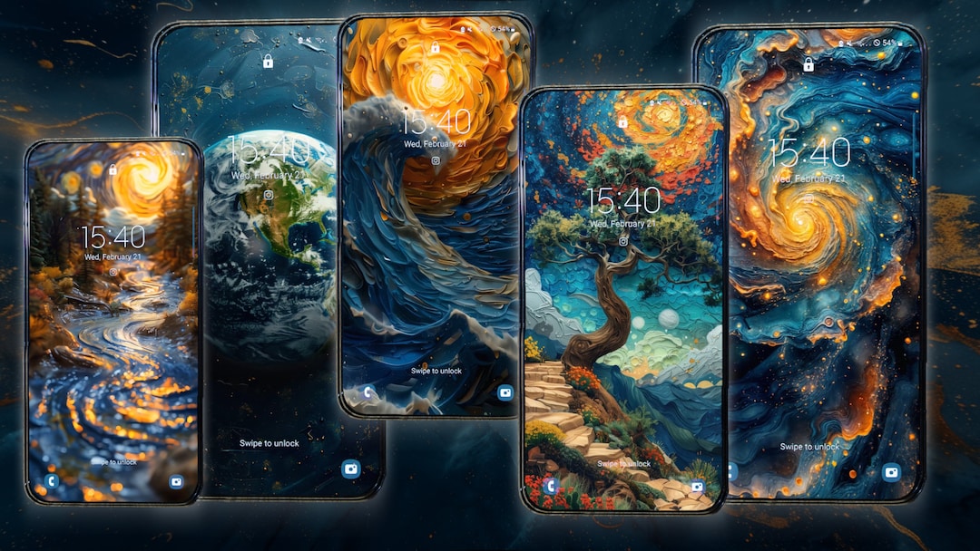 Life's Journey: Unlock Artistry With 5 Van Gogh-inspired Animated Lock ...