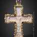 Pectoral Cross, Silver 925, Orthodox Cross, Priest Cross, Byzantine ...