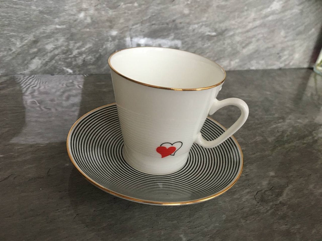 Cup and Saucer Vintage / Porcelain St. Petersburg Imperial Porcelain ...