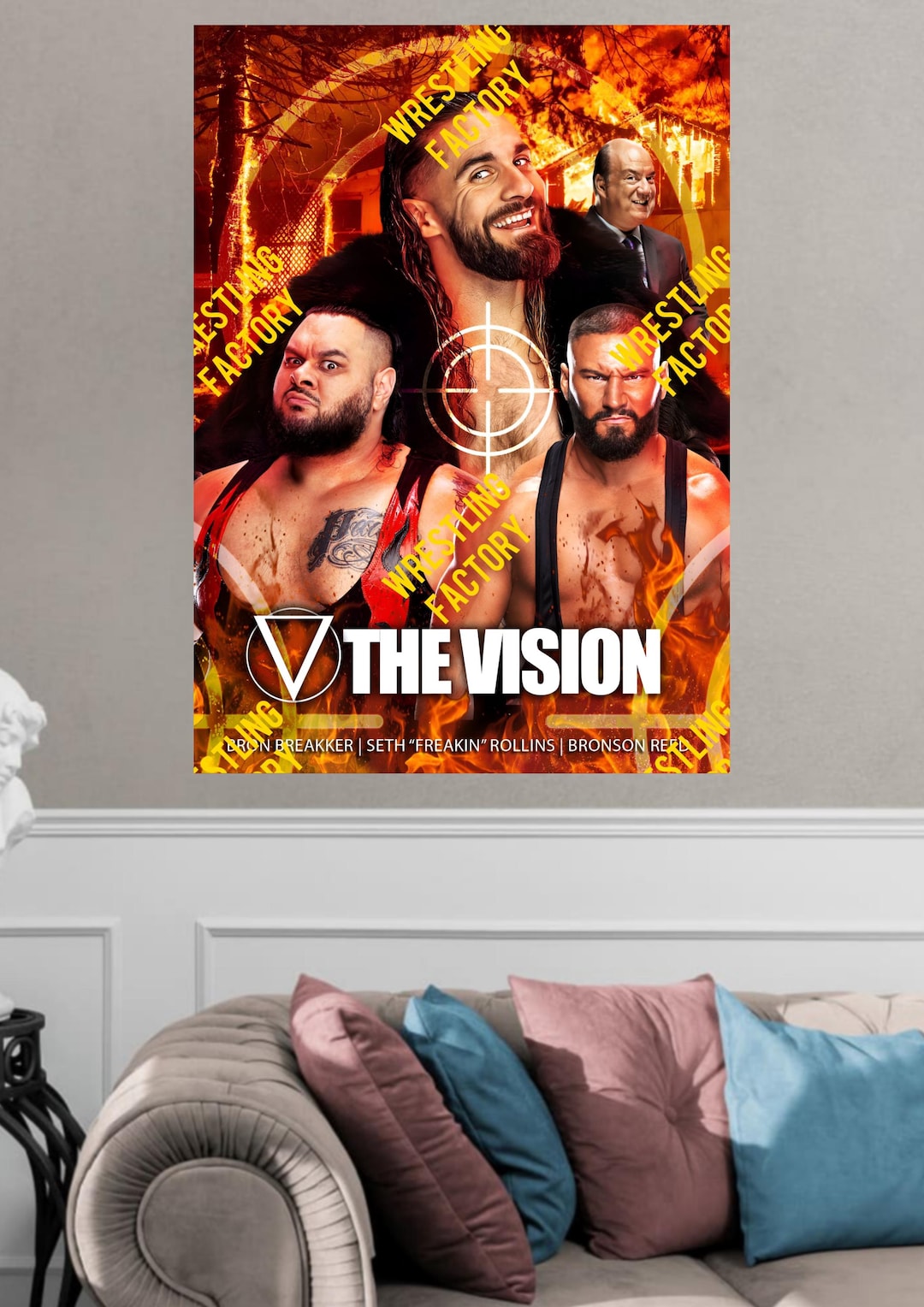 5.. High Quality Custom WWE the Vision Seth Freckin Rollins Bron ...