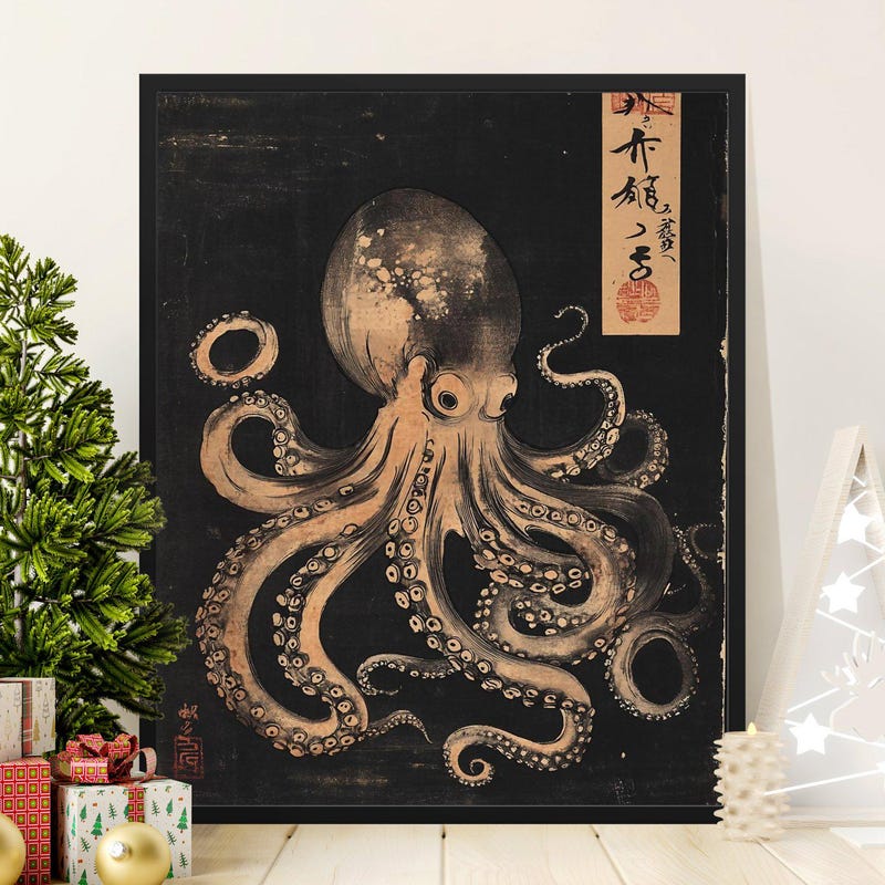 Vintage Octopus - Etsy