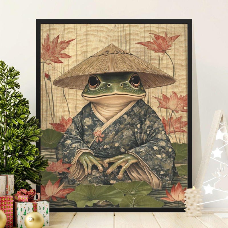 String of Frogs - Etsy