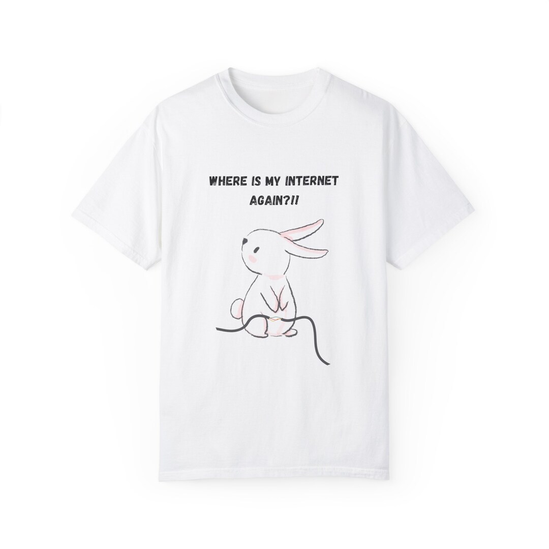 Funny Bunny T-shirt - Etsy