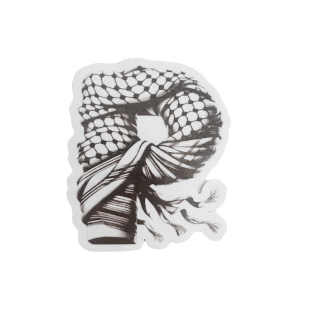 Palestine Keffiyeh Car Decalwaterproof Decal for Car, Water Bottle or ...