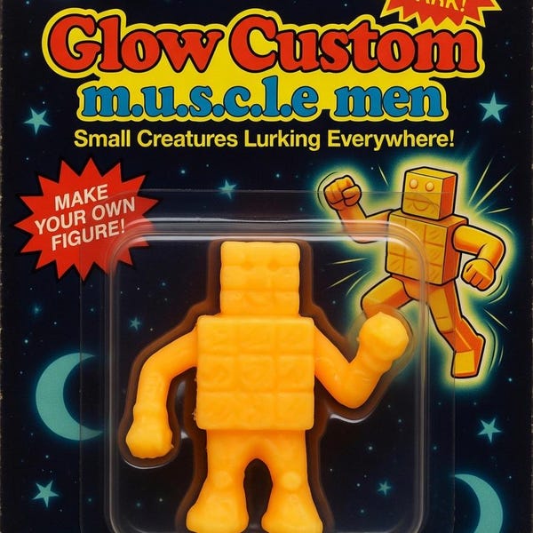 80s Muscle Man Toy - Etsy