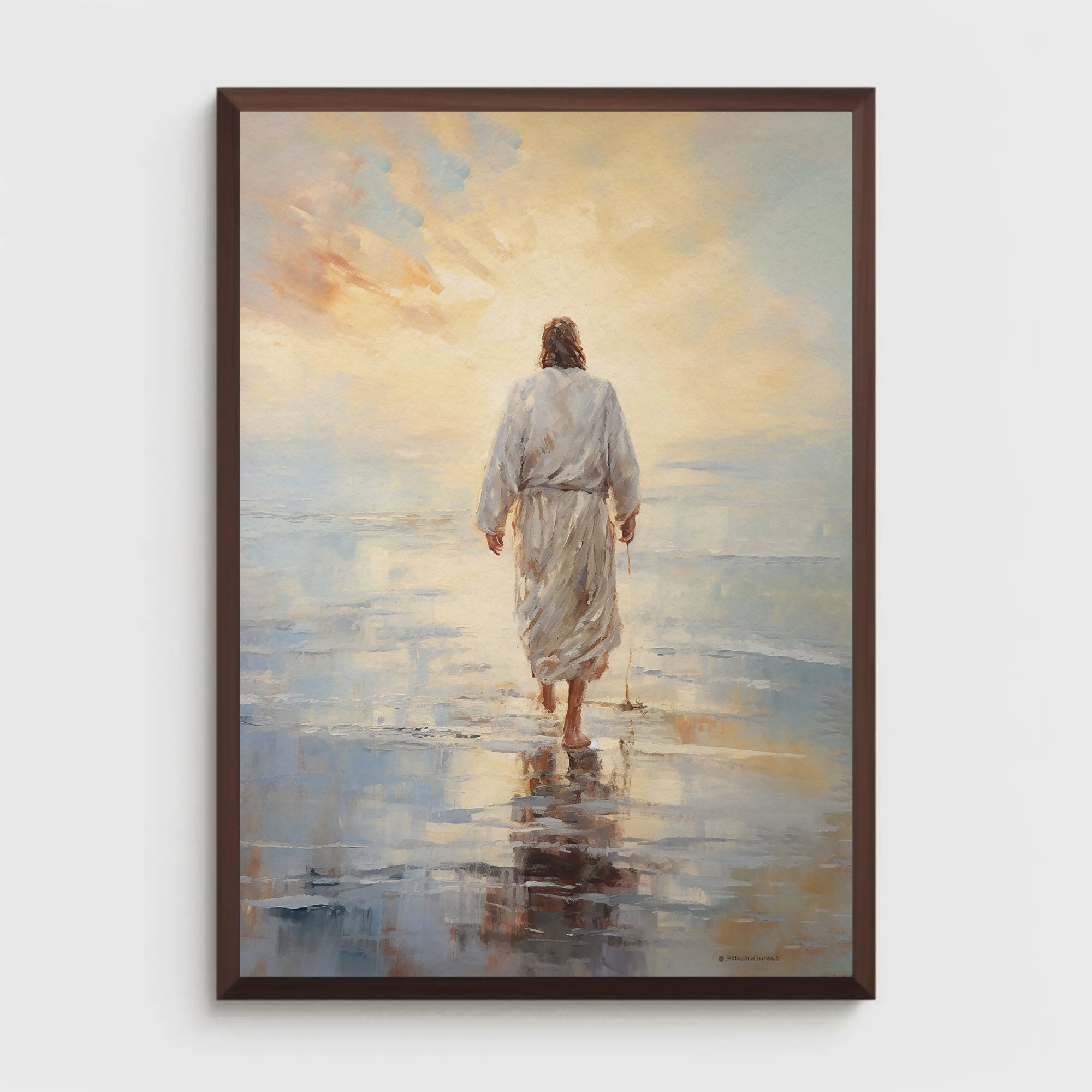 Modern Christian Art Christ Painting Modern Bible Wall Art Christian ...
