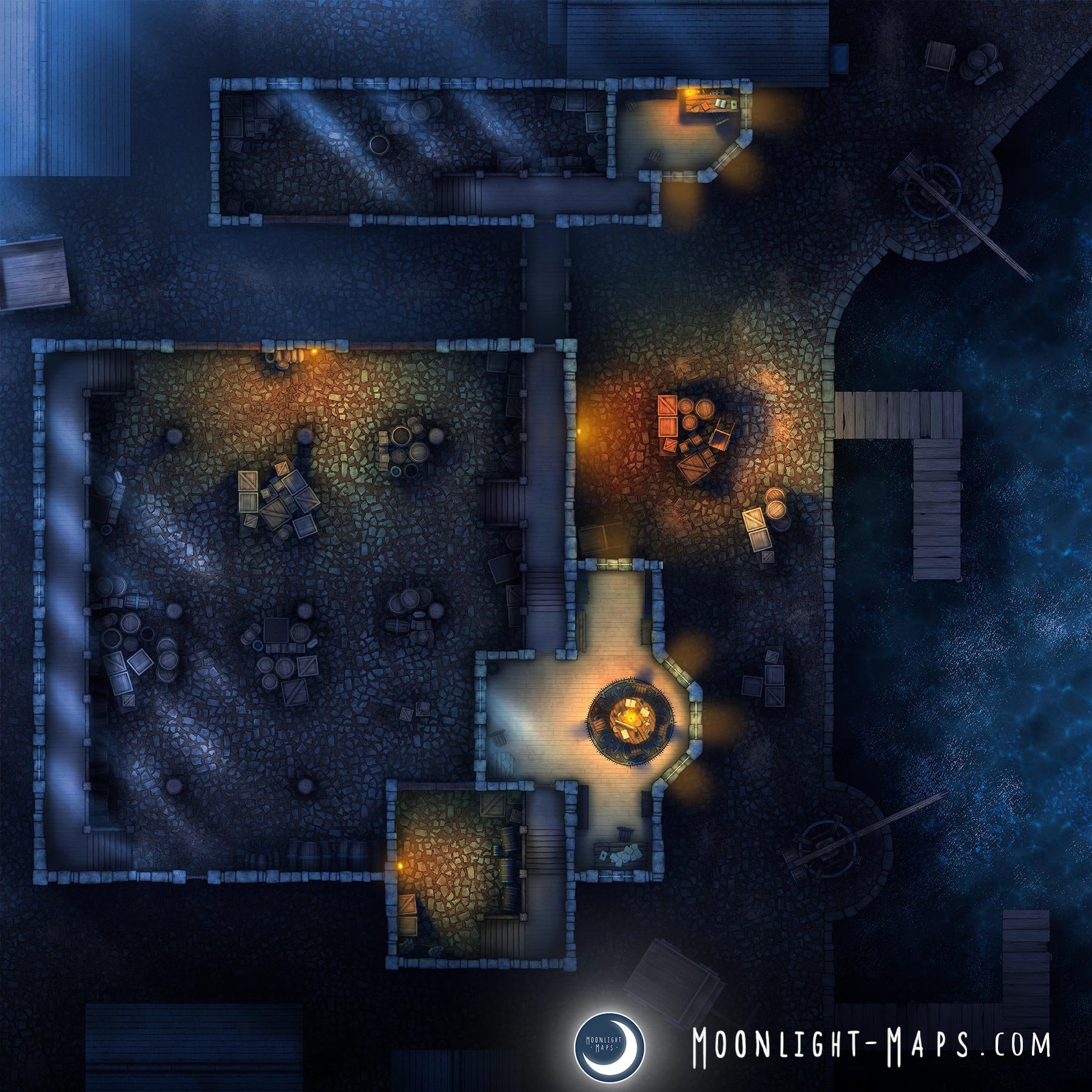 Fantasy Cities Battle Maps Collection 1 for Dnd & Pathfinder Ttrpgs - Etsy