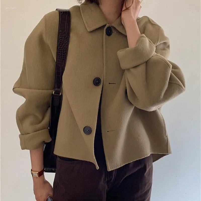 Wool Short Jacket Sewing Pattern, Wool Short Jacket, Wool Jacket ...