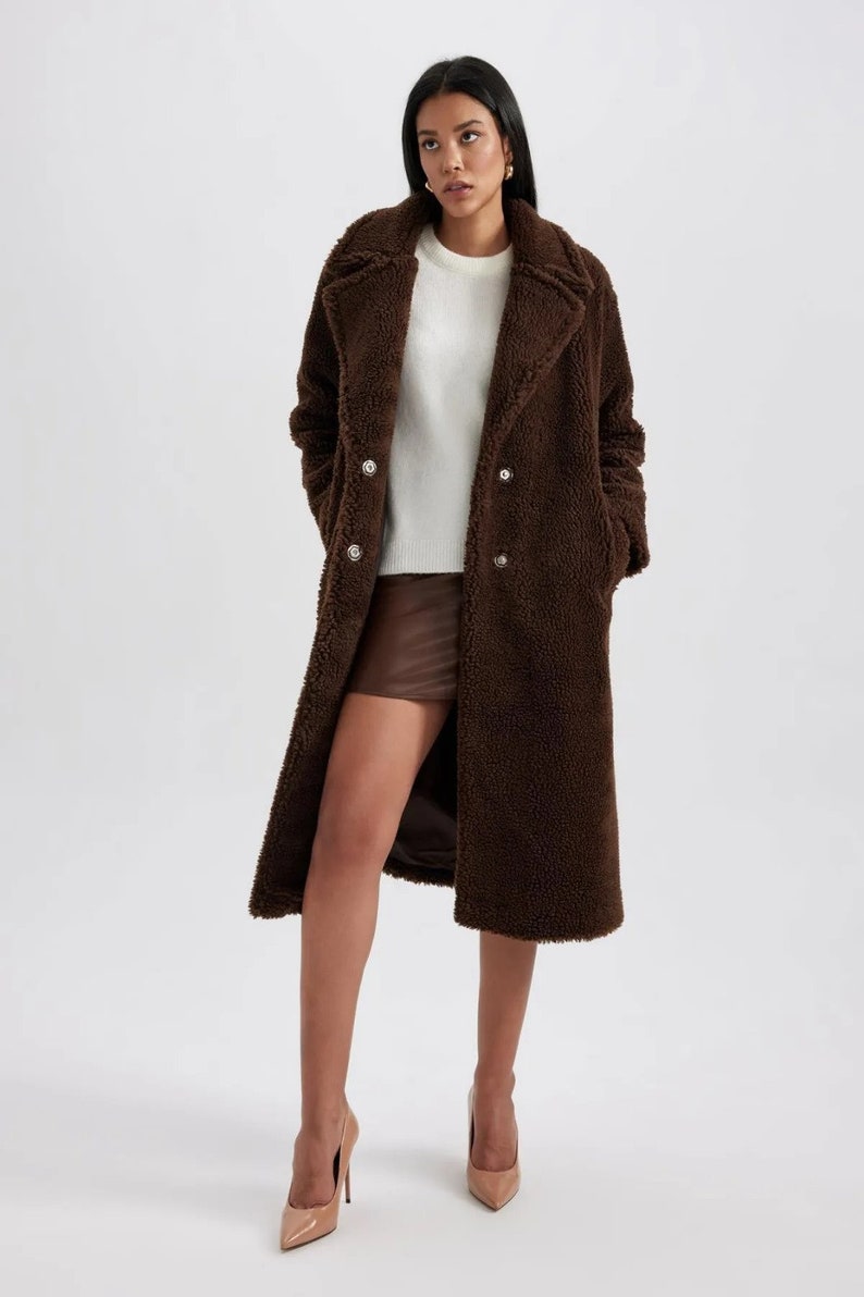 Teddy Coat Sewing Pattern, Teddy Coat, Plush Coat, Coat, Sewing ...