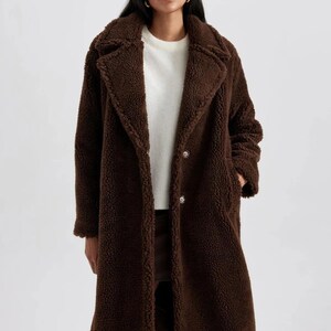 Teddy Coat Sewing Pattern, Teddy Coat, Plush Coat, Coat, Sewing ...