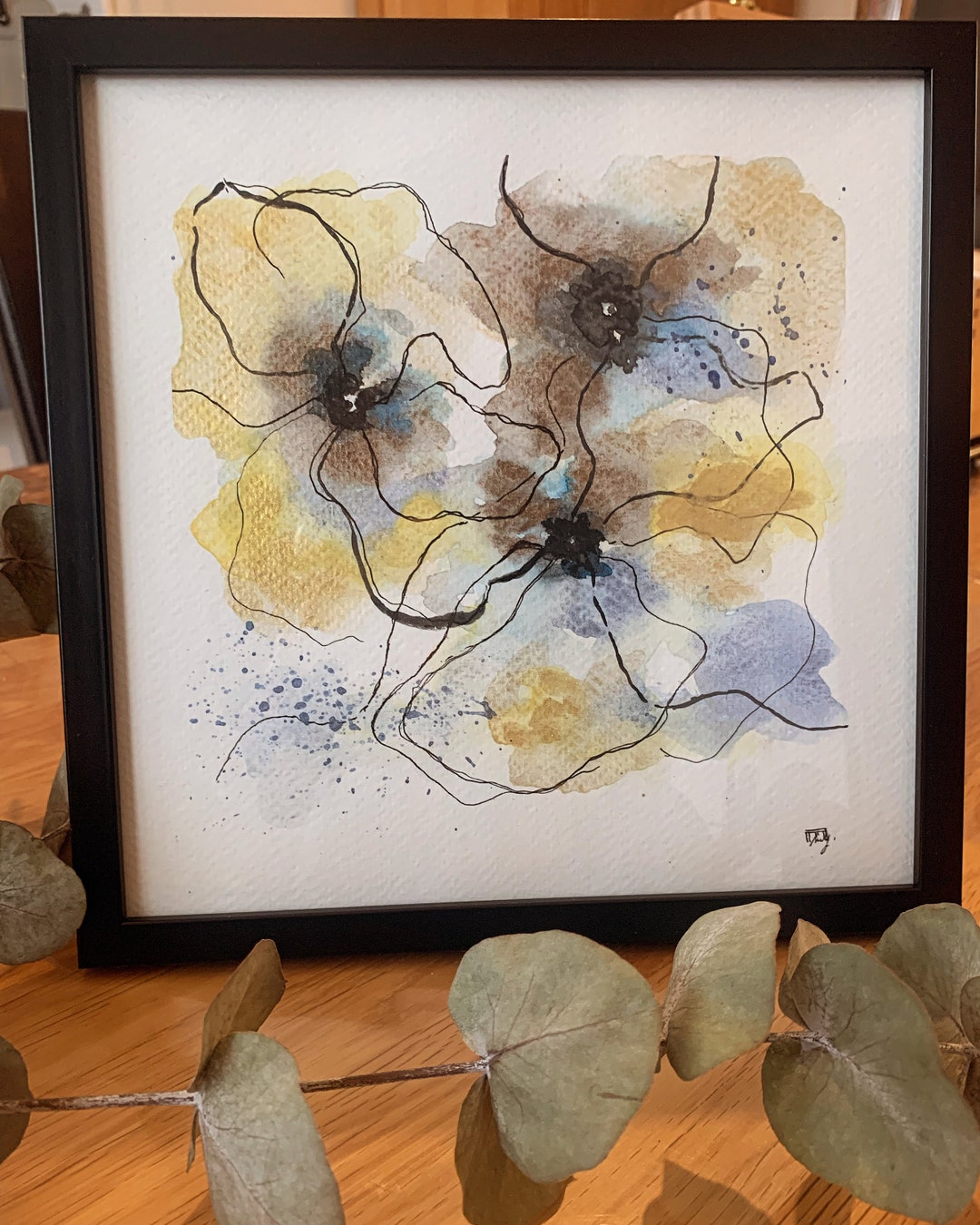 Unstructured Floral Painting - Etsy