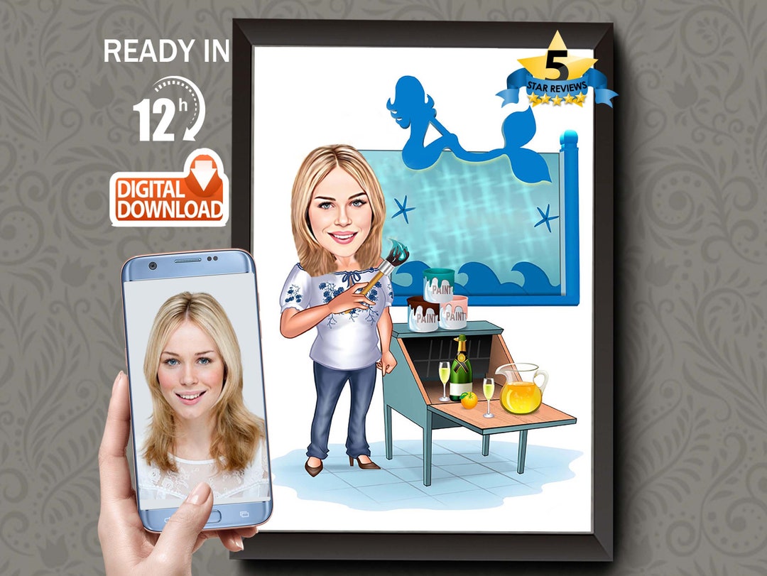 Custom Lab Tech Cartoon Portrait, Lab Tech Caricature, Gift for Lab ...