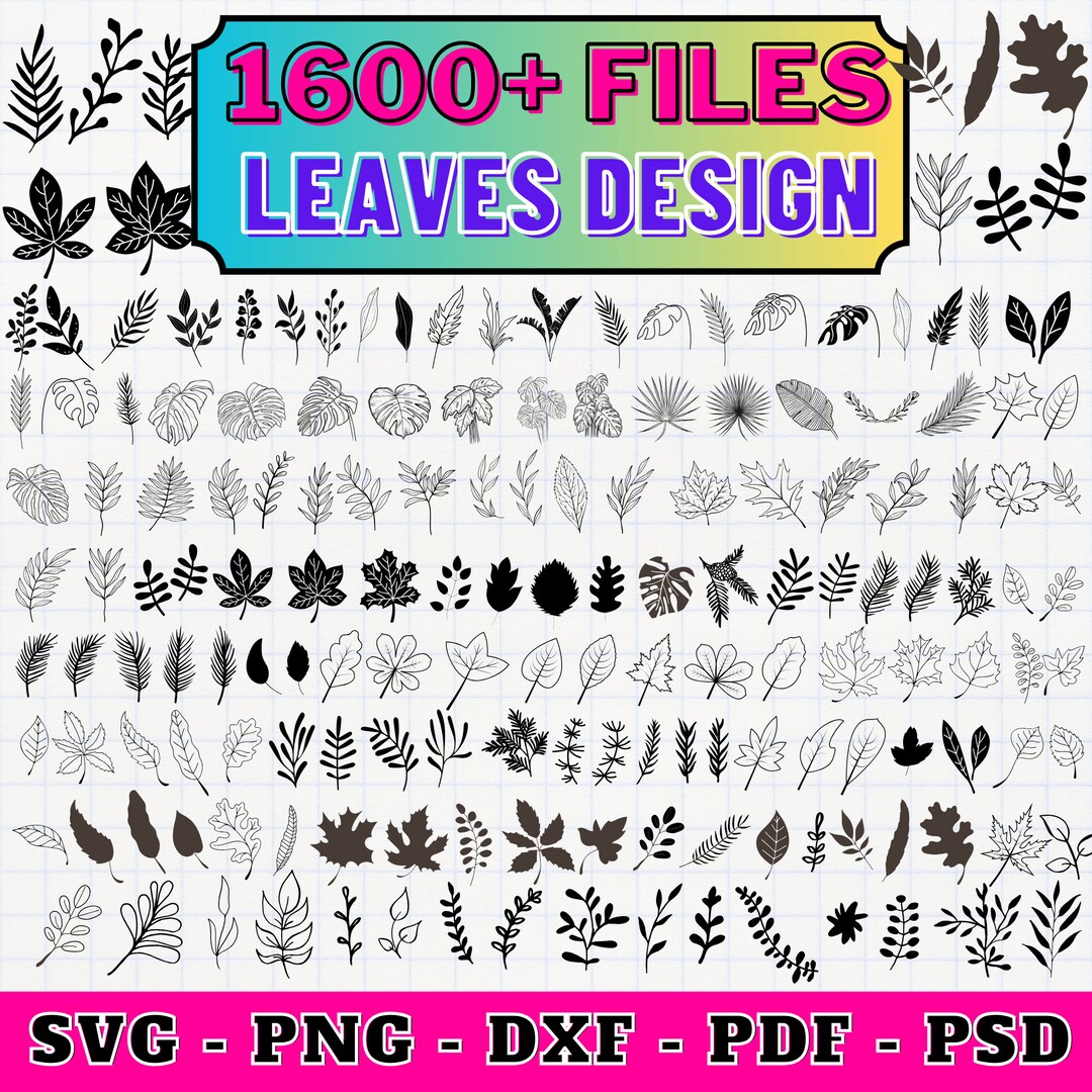 Leaves SVG, Paper Flower Leaves SVG, Leaf SVG, Leaves for Rolled ...