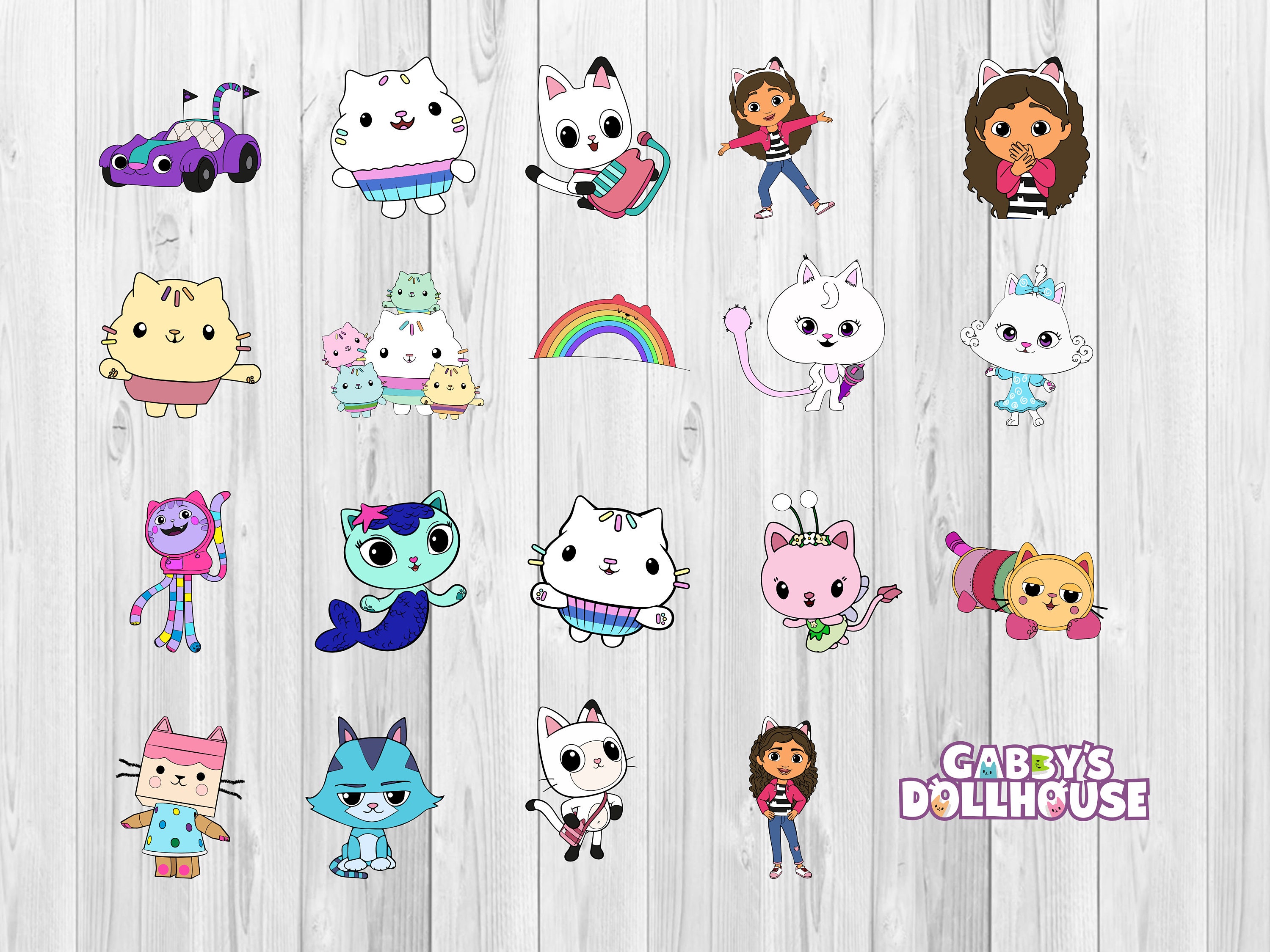 Gabbys Dollhouse Svg Bundle,gabbys Dollhouse Png Bundle, Gabbys ...