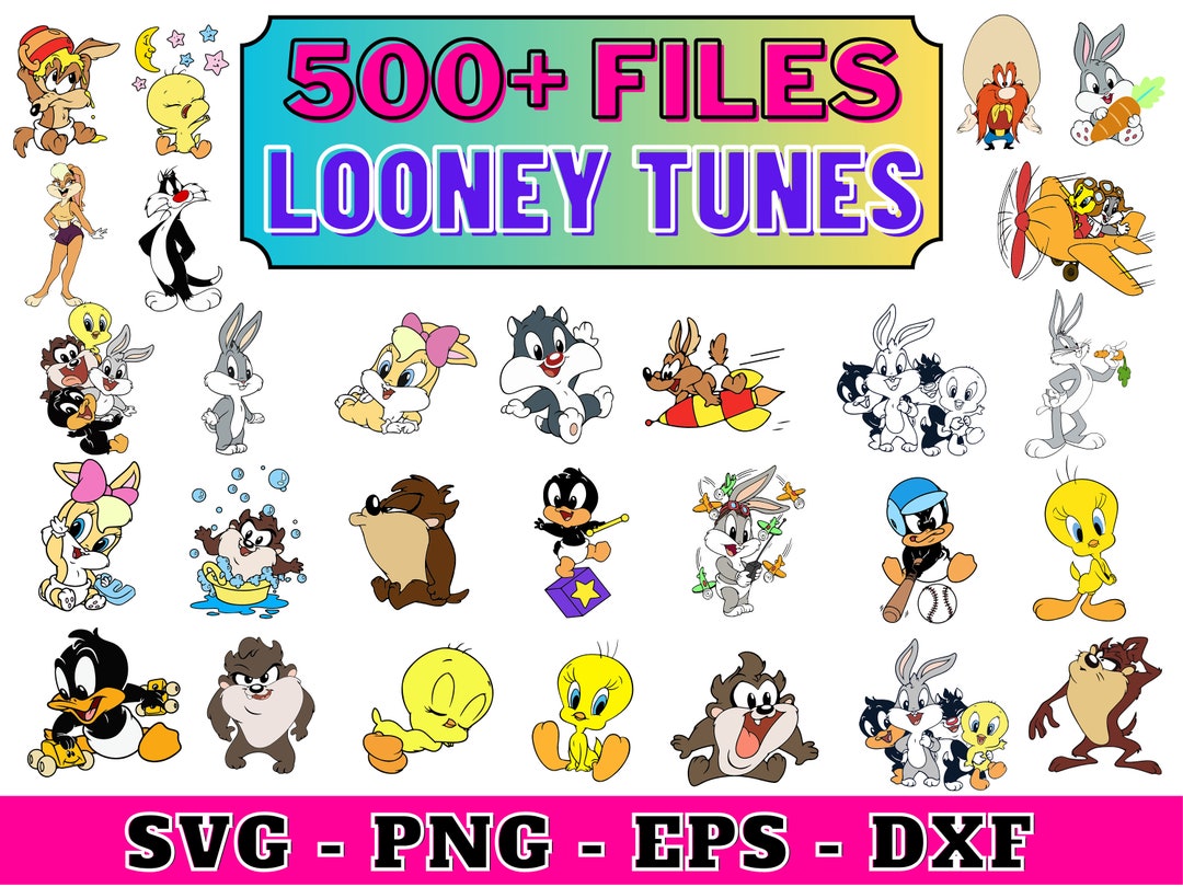 Looney Tunes SVG, Looney Tunes Clipart, archivo vectorial digital en ...