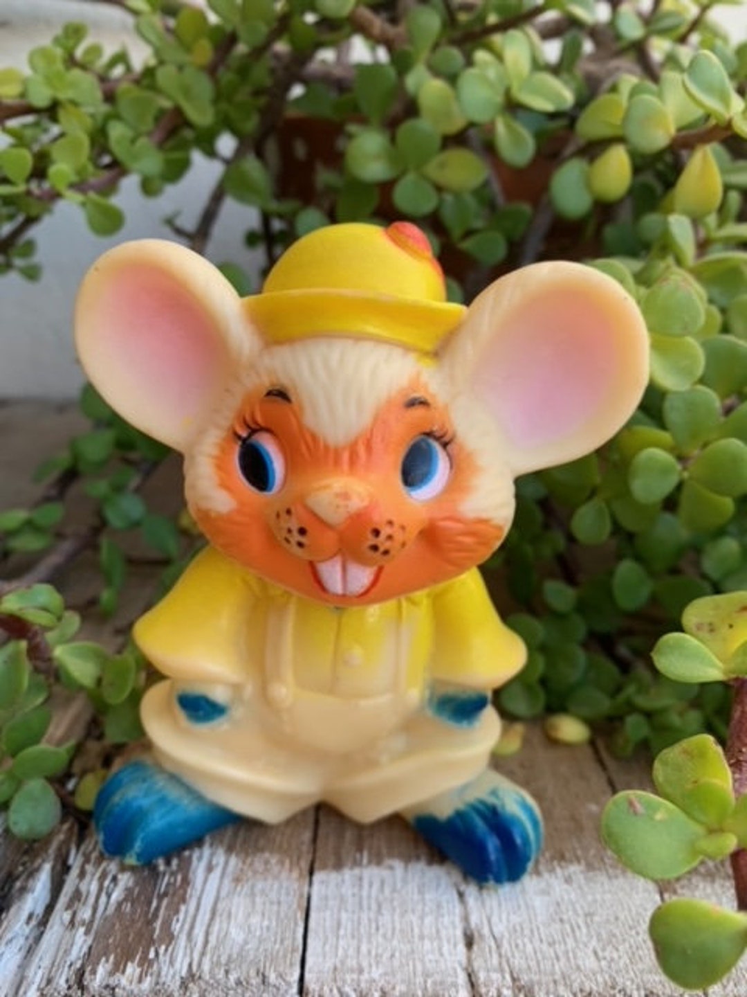 Rare 1970s Vintage Mouse Kitsch Squeaky Toy - Etsy