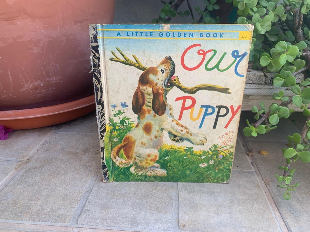 A Little Golden Book Our Puppy by Elsa Ruth Nast, Vintage 1972 ...