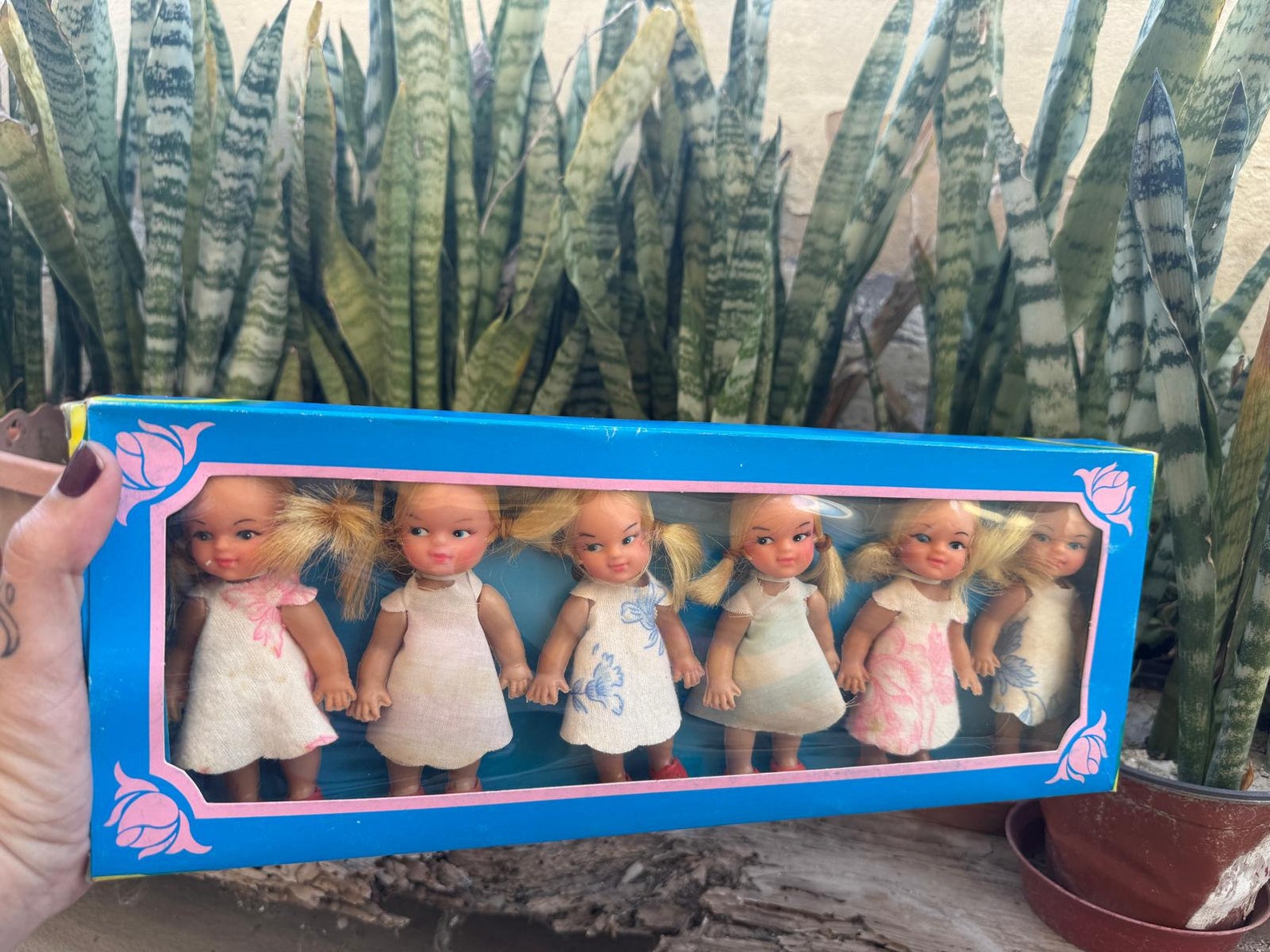 Vintage Boxed Set of 6 Dolls | 1970s Miniature Dolls | Collectible ...