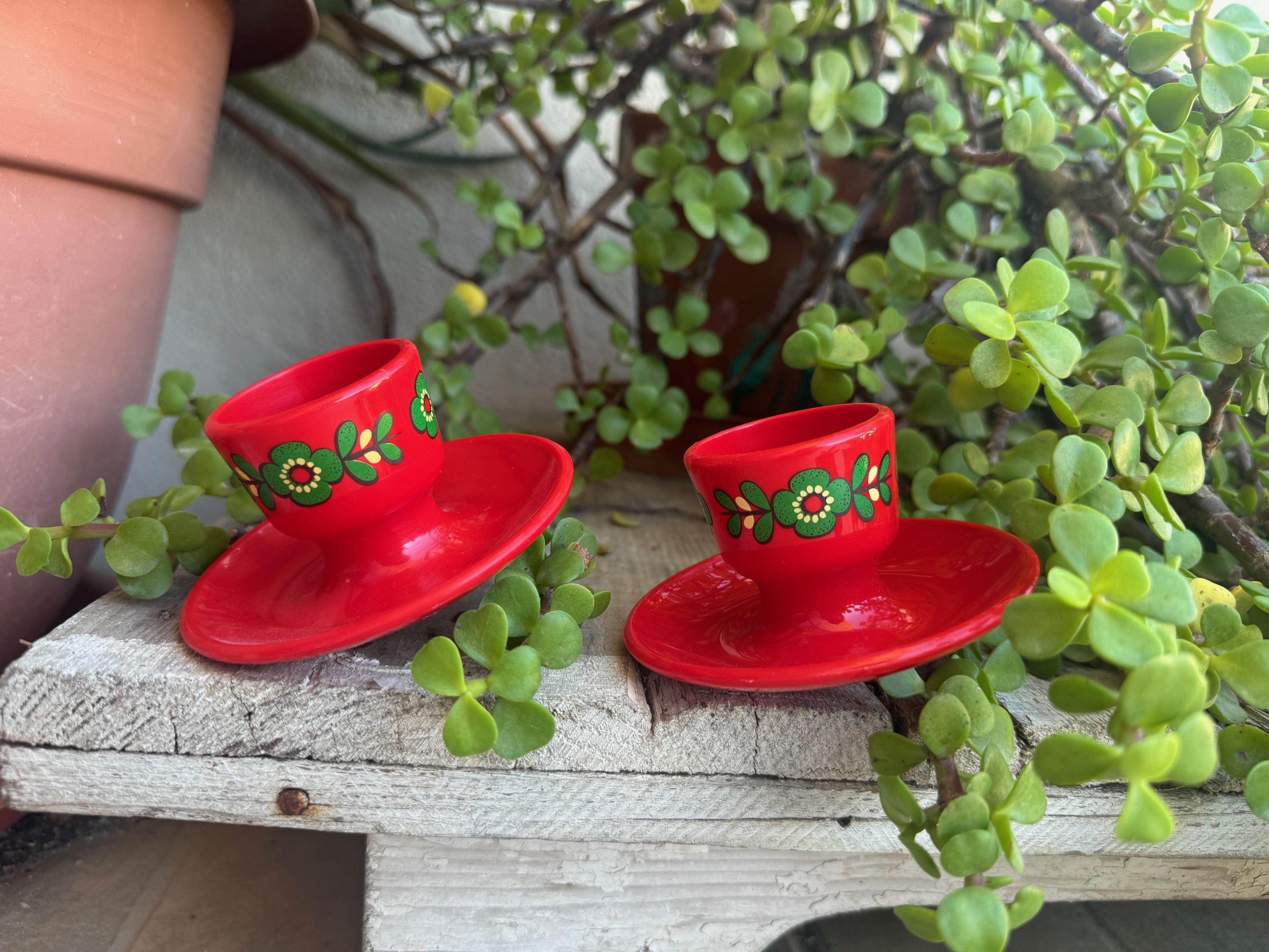 Set of 2 Vintage Emsa 1970s Egg Cups Made in West Germany - Kitsch ...