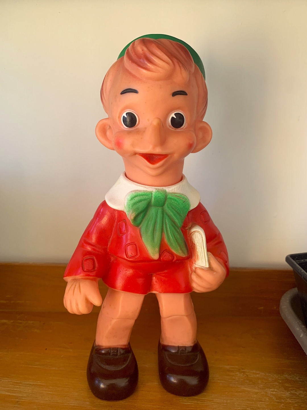 Ledraplastic Vintage 1960s Pinocchio Squeaky Toy Made in Italy - Etsy