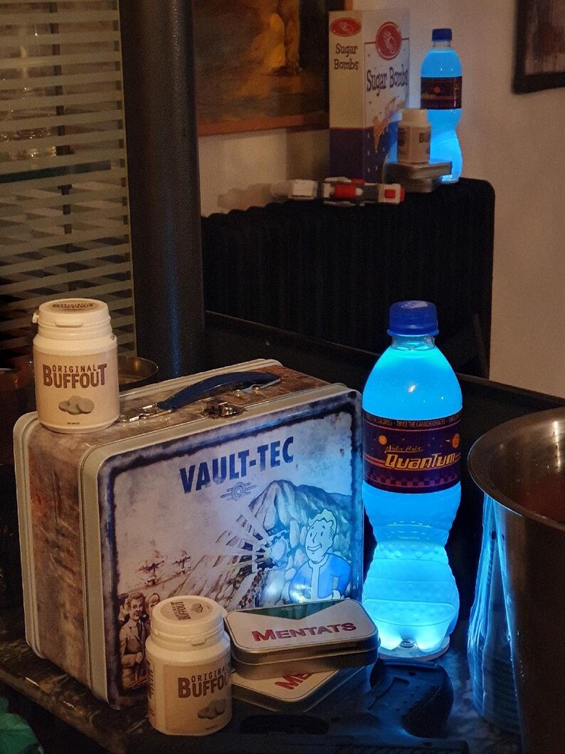 Custom Fallout Props – Vault-tec Lunch Box, Nuka-cola Quantum, Mentats ...