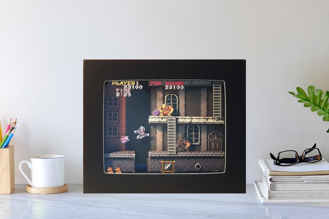 Arcade Ghosts N' Goblins Inspired Shadow Box **SPECIAL INTRODUCTION ...