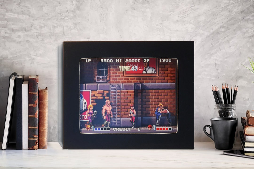 Arcade Double Dragon Inspired Shadow Box **SPECIAL INTRODUCTION PRICE ...