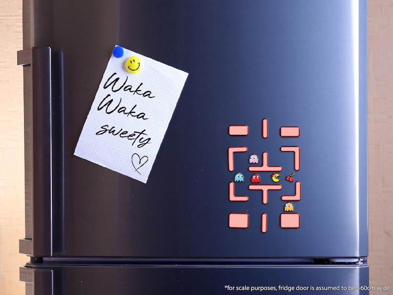 Fridge Magnets Ms Pac-man Themed arcade Version - Etsy