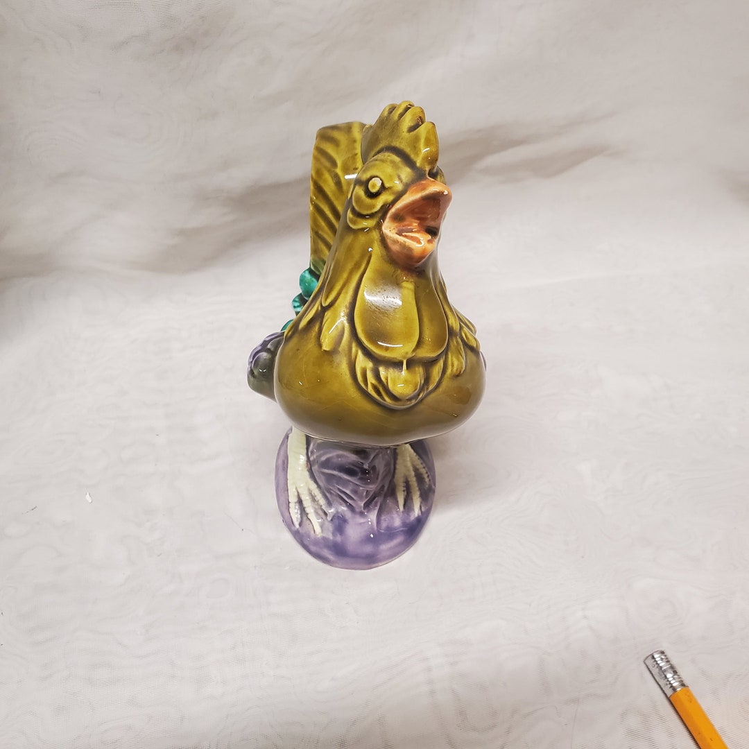 Vintage Rooster Japan Figurine Hand Painted. - Etsy