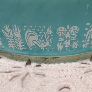 Vintage Pyrex Blue Amish Butter Print Dish 471 1 Pt. Dish No Lid - Etsy