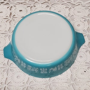 Vintage Pyrex Blue Amish Butter Print Dish 471 1 Pt. Dish No Lid - Etsy