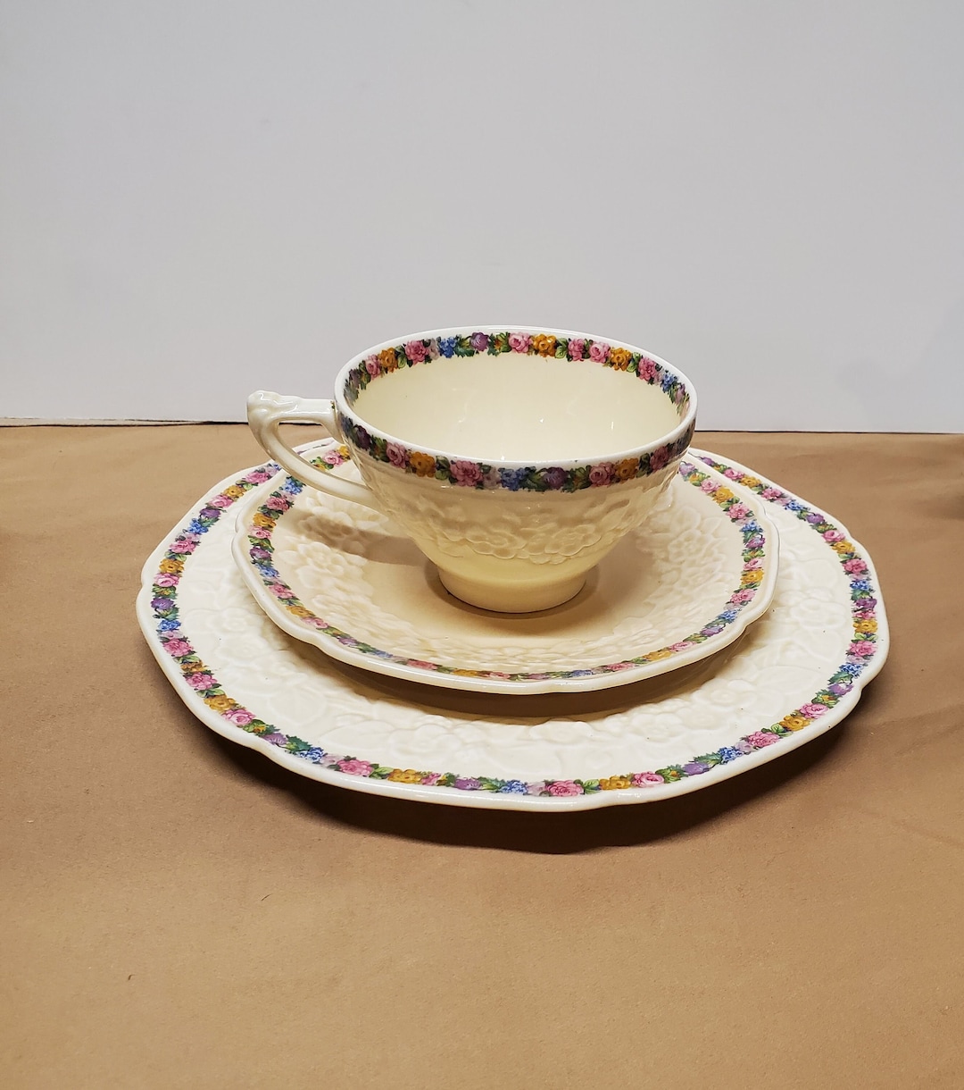 Crown Ducal Gainsborough Tea Set Trio Made in England - Etsy
