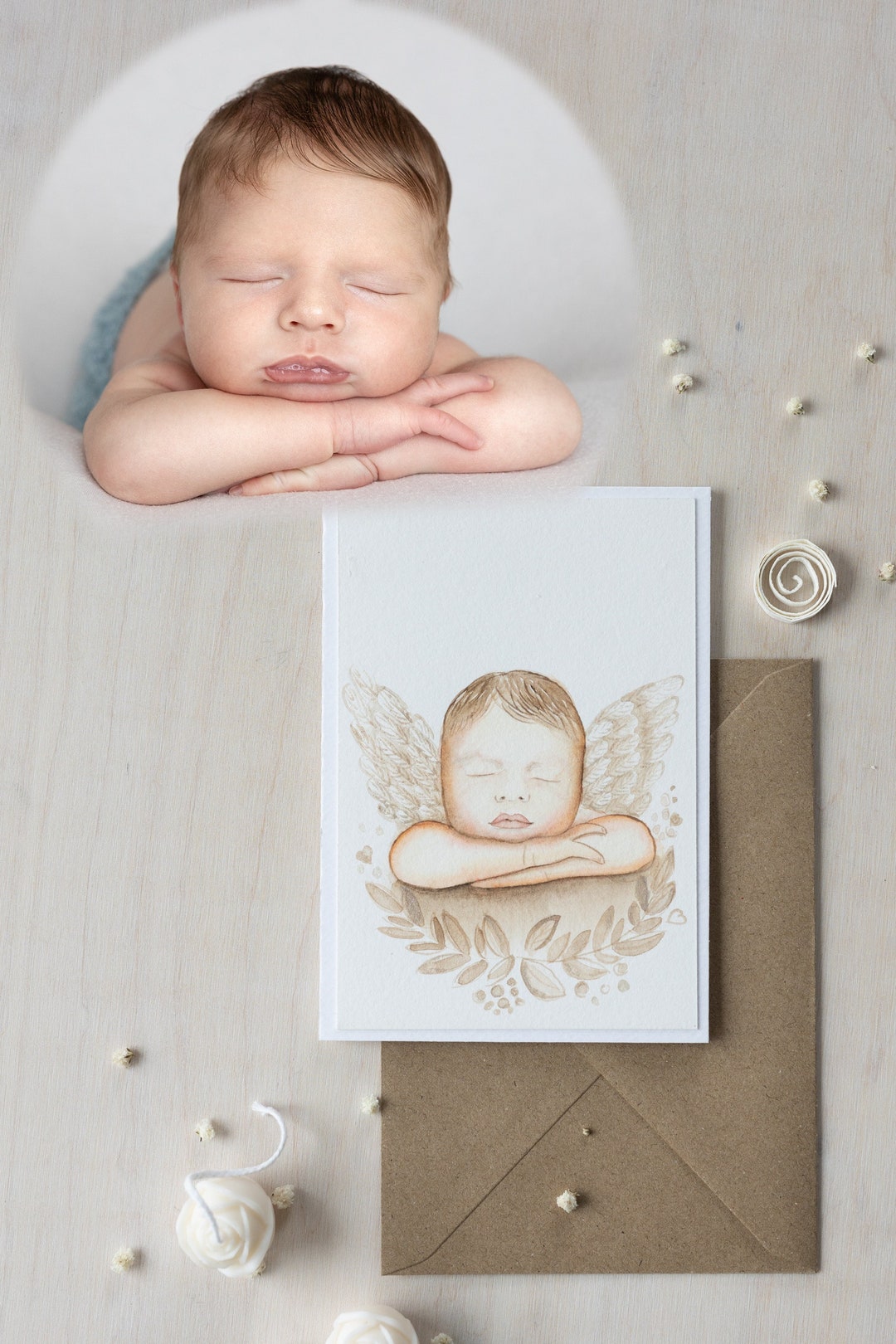 Commission Card, Custom Watercolor Portrait Painting From Photo ...