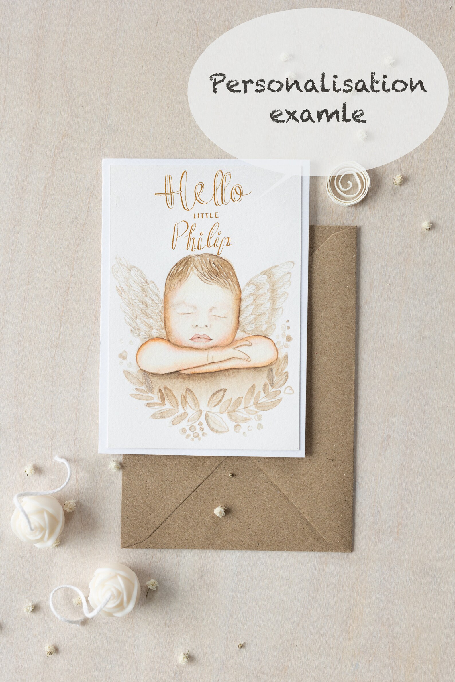 Commission Card, Custom Watercolor Portrait Painting From Photo ...