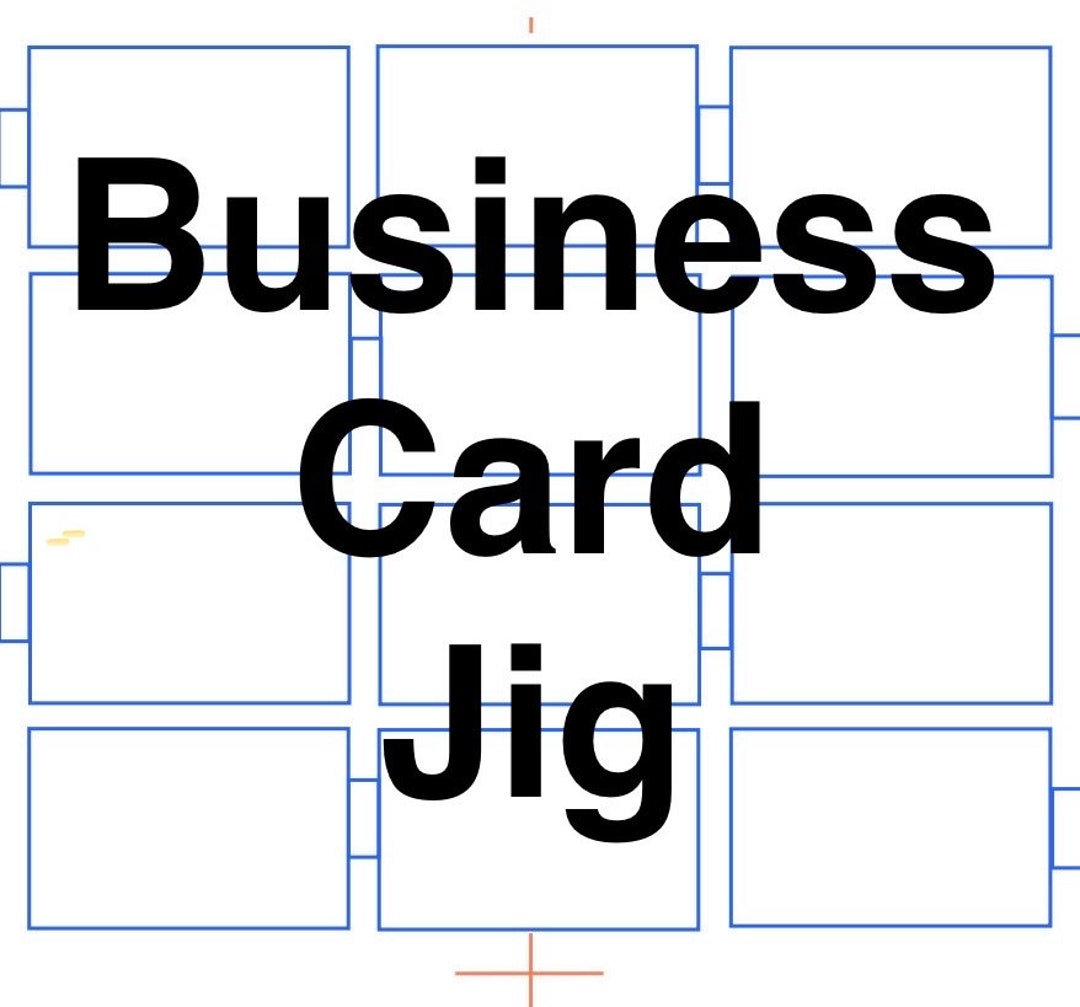 Business Card Jig- 12”x 12” Svg - Etsy