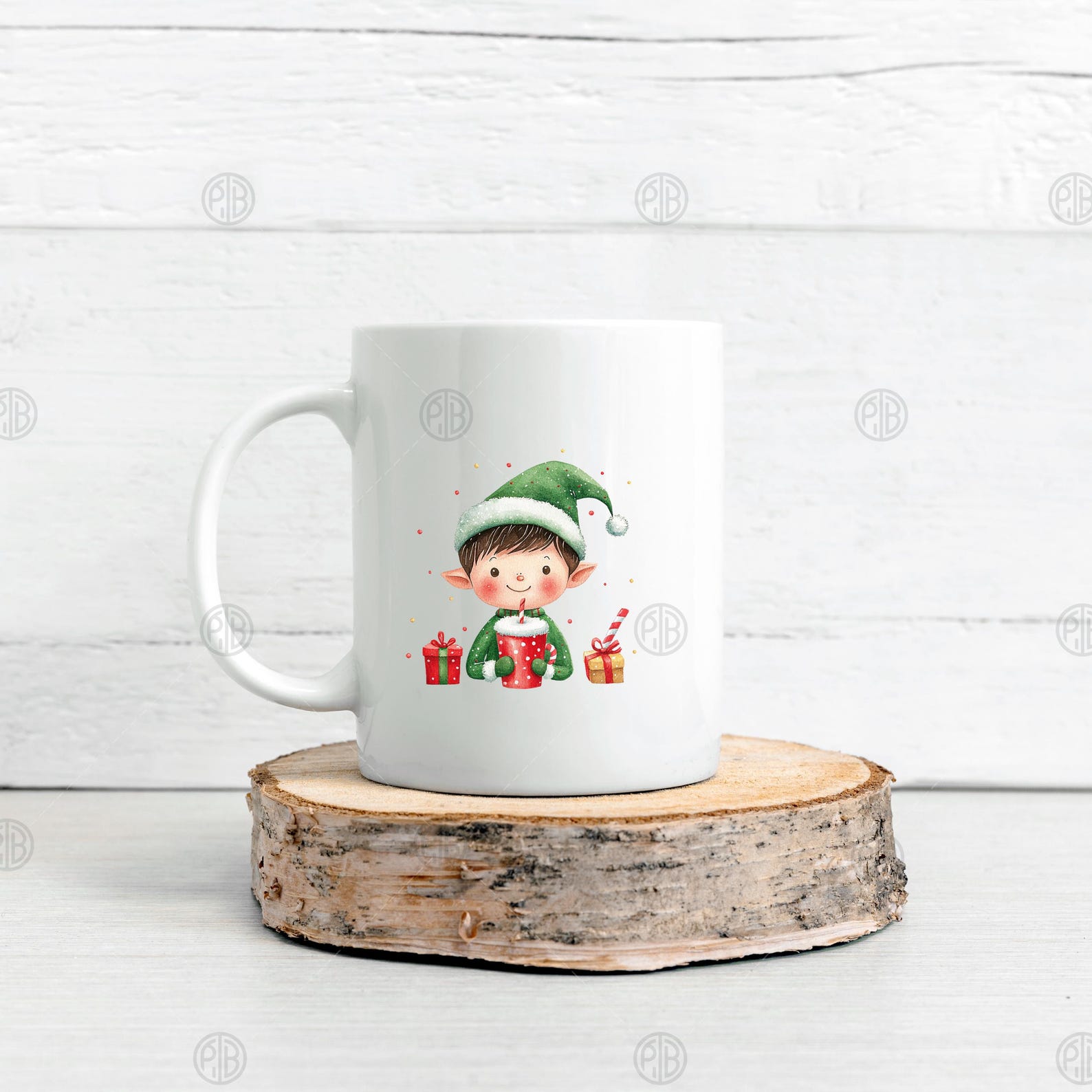 Watercolor Playful Christmas Elves PNG, Festive Holiday Clip Art, Cute ...