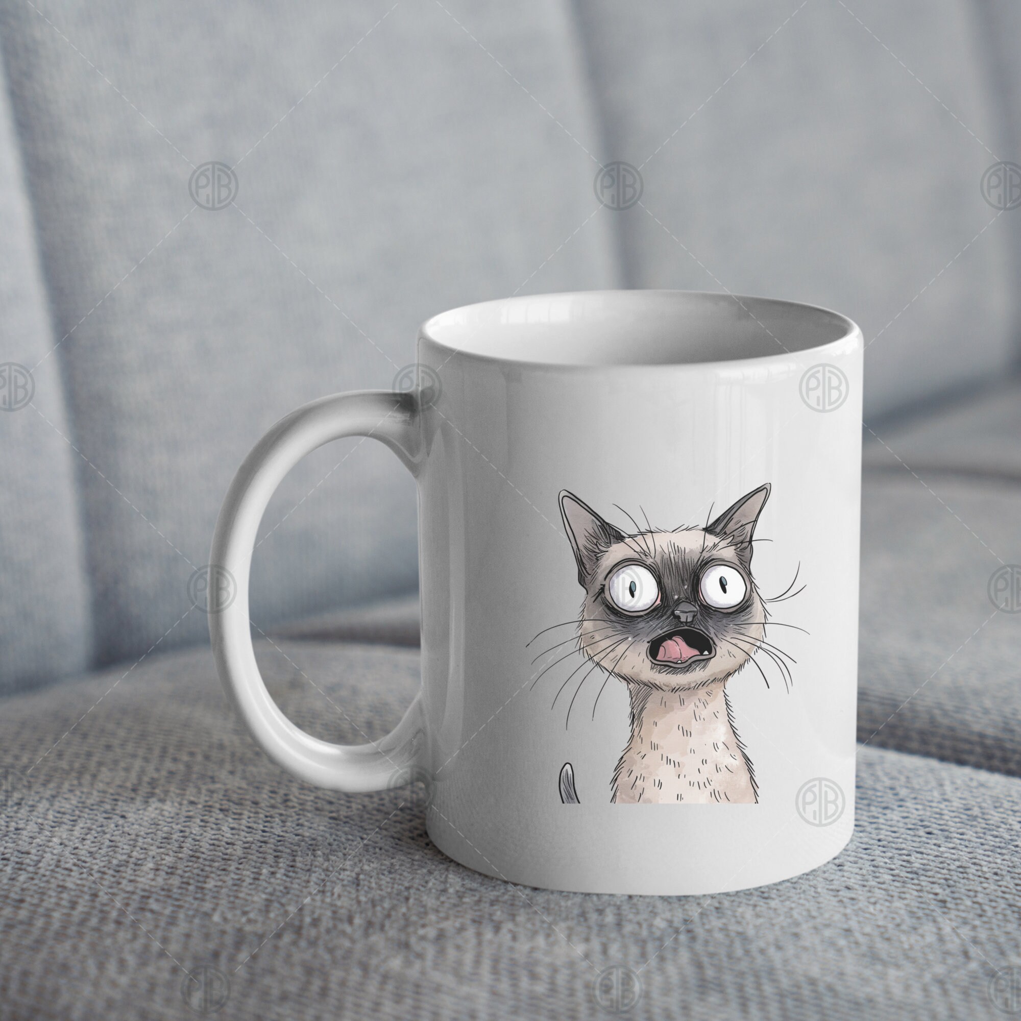 Watercolor Quirky Cartoon Cat Breed PNG, Cute Fluffy Feline Clip Art ...