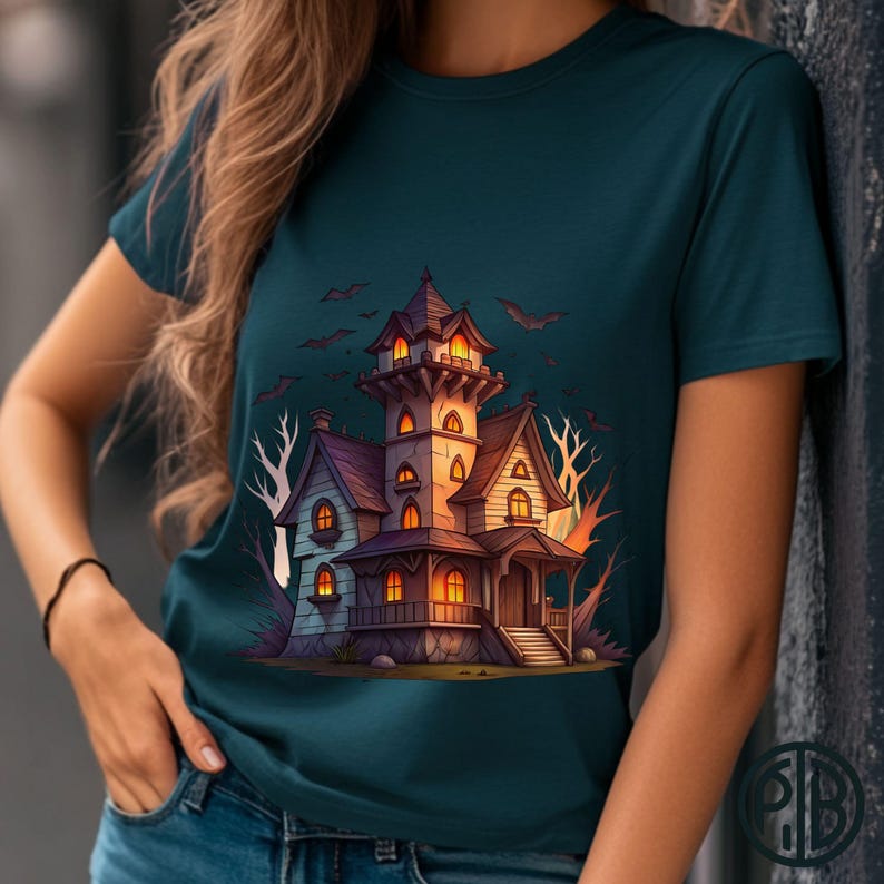 Watercolor Haunted House Mansion PNG Clipart Halloween Spooky Building ...