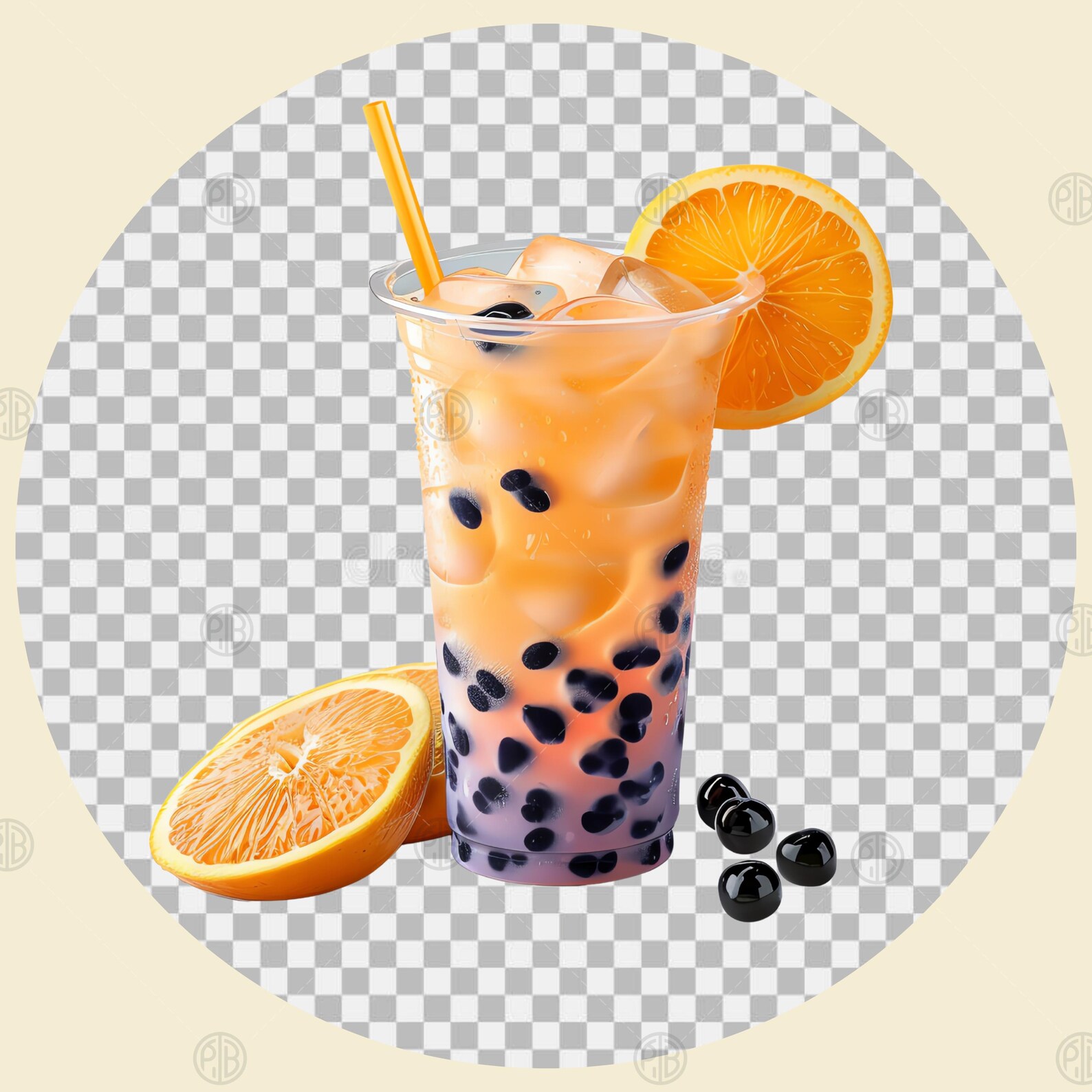 Watercolor Colorful Bubble Tea PNG, Fun Milk Tea Clip Art, Boba Tea ...