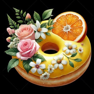 Watercolor Floral Desserts PNG, Cupcake Flower Clip Art, Cake Clipart ...