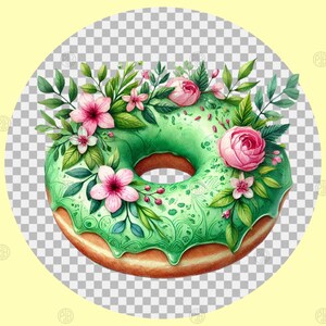 Watercolor Floral Desserts PNG, Cupcake Flower Clip Art, Cake Clipart ...