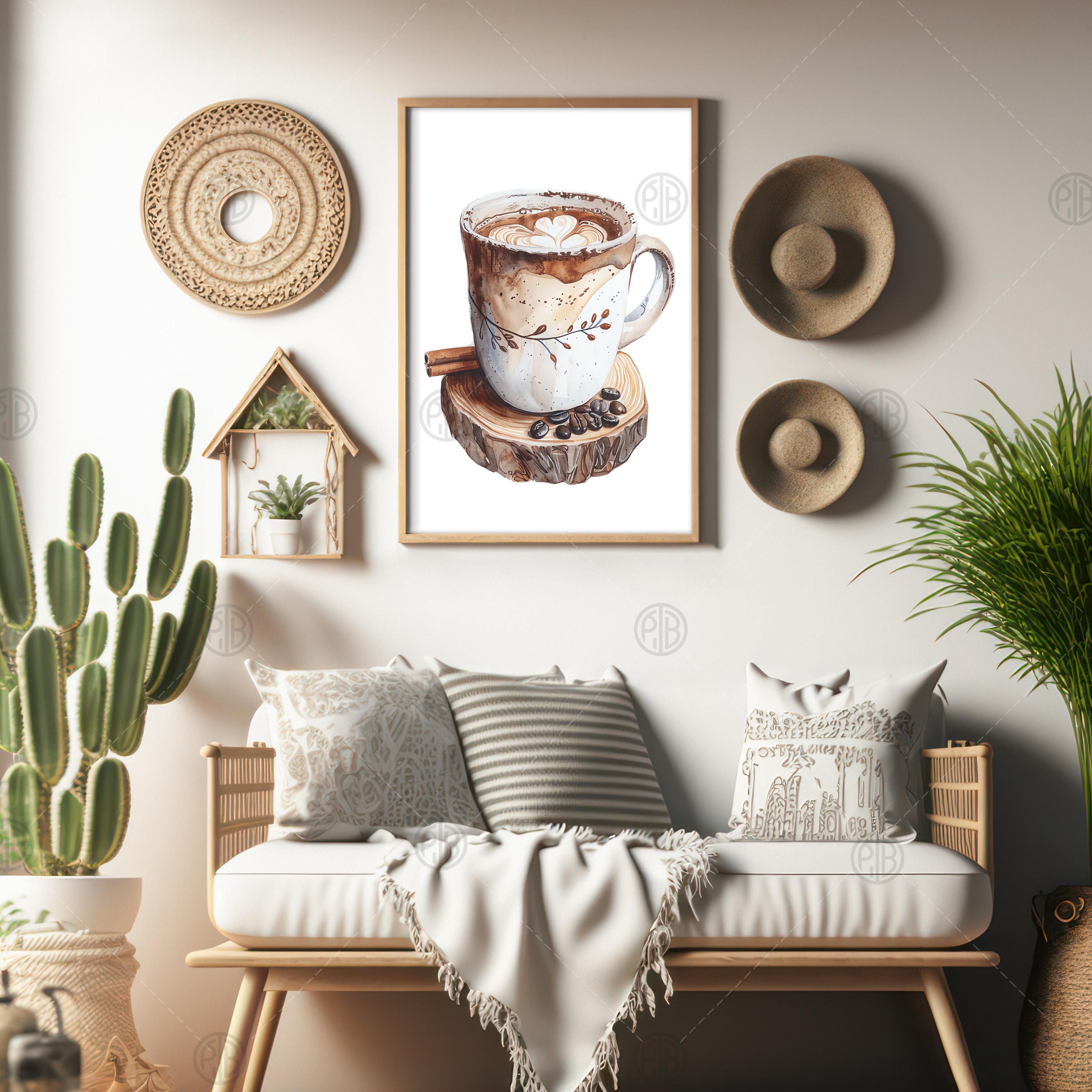 Watercolor Coffee Lover PNG, Coffee Mug Clip Art, Coffee Cups Clipart ...