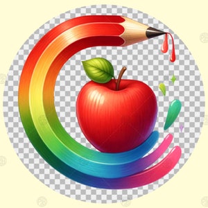 Watercolor Teacher Appreciation PNG, Classroom Clip Art, Educational ...