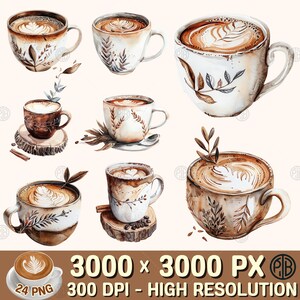 Watercolor Coffee Lover PNG, Coffee Mug Clip Art, Coffee Cups Clipart ...