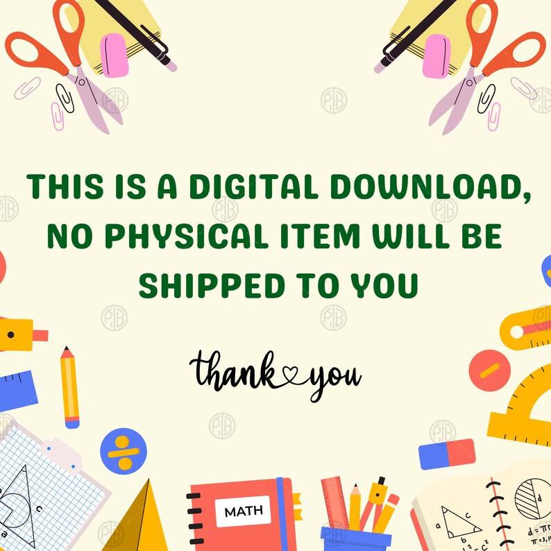 Watercolor Teacher Appreciation PNG, Classroom Clip Art, Educational ...