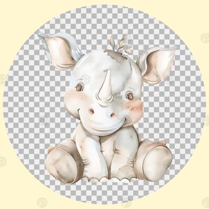 Watercolor Cute Safari PNG, Wild Africa Animals Clip Art, Jungle ...