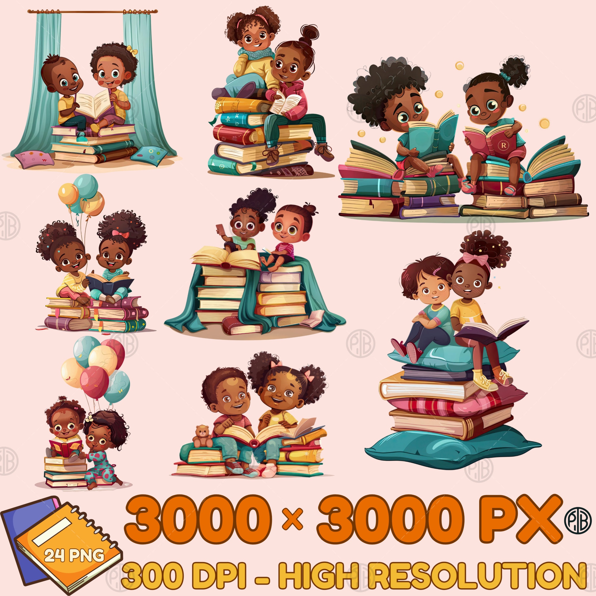 Watercolor Kids Reading Book PNG, Books Clip Art Portrait, Toddlers ...