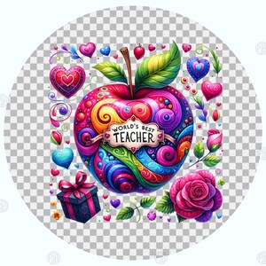 Watercolor Teacher Appreciation PNG, School Clip Art, Education Clipart ...